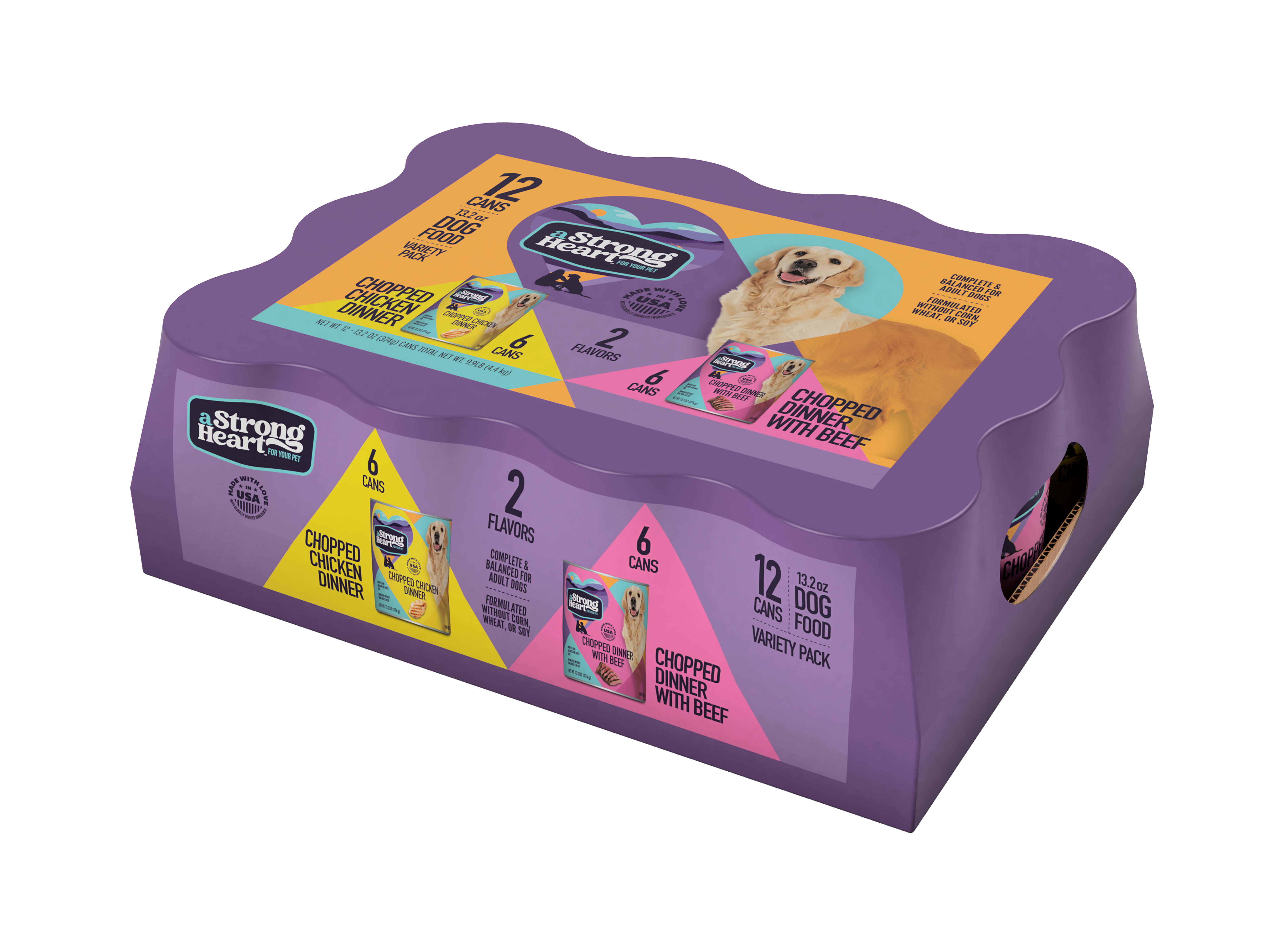A Strong Heart – 13.2oz Chicken and Beef Variety Pack
