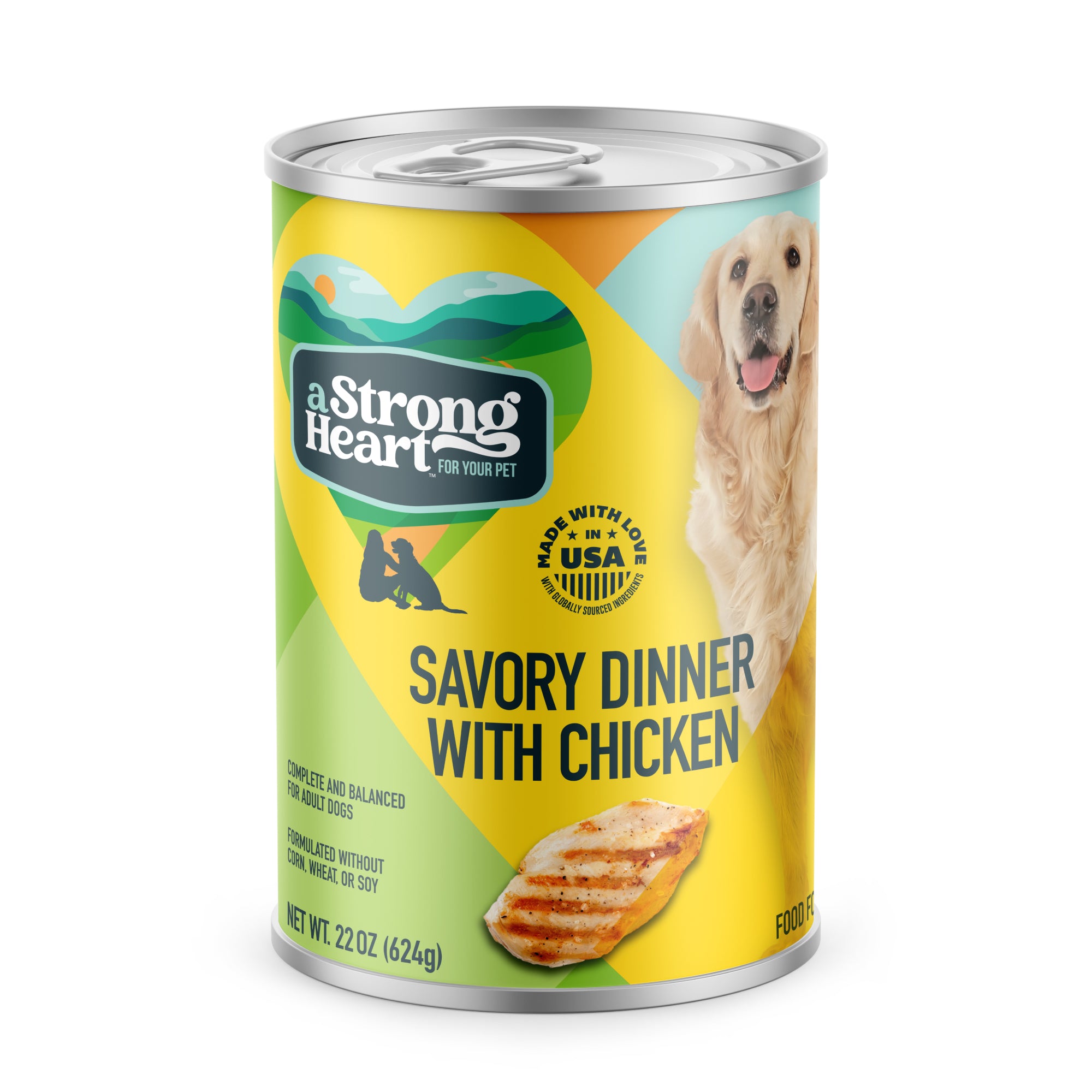 A Strong Heart - 22oz Savory Dinner With Chicken